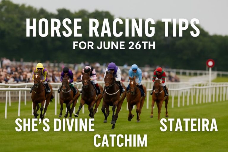 Horse Racing Tips for June 26th: She’s Divine, Catchim & Stateira ...